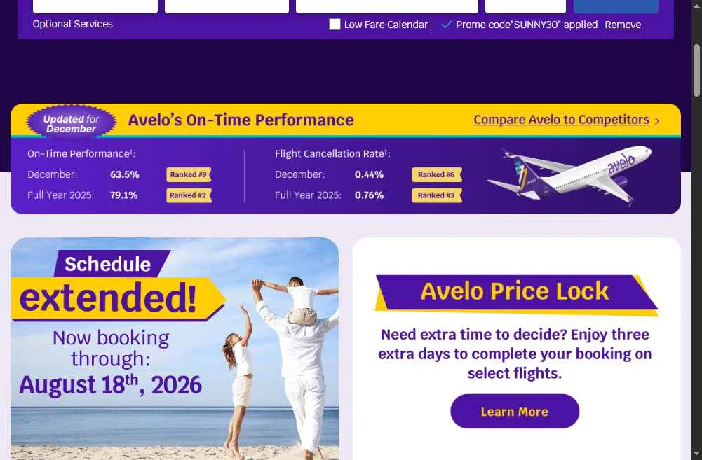 Avelo Airlines Promo Code - 40% Off (Verified) Jan 2026