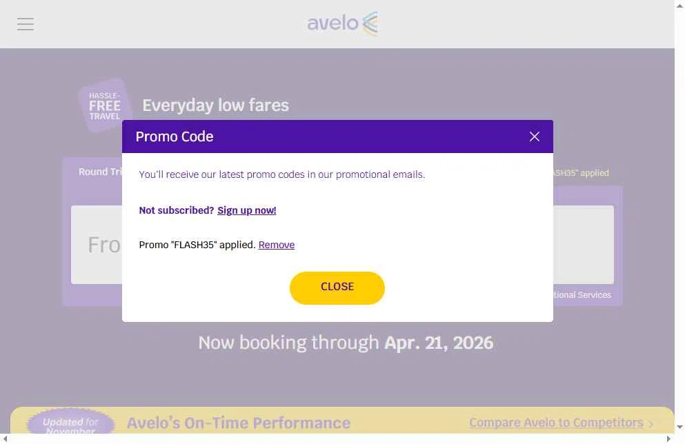 Avelo Airlines Promo Code - 40% Off (Verified) Jan 2026
