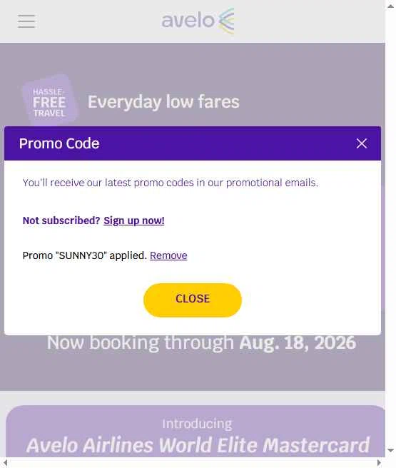 Avelo Airlines Promo Code - 45% Off (Verified) Feb 2026