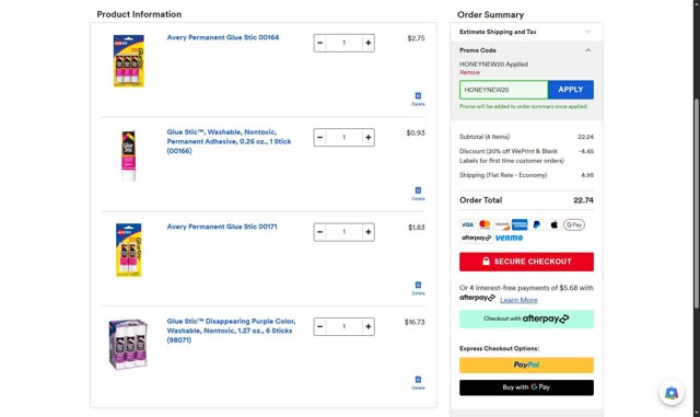 Avery Discount Codes - 20% Off (19 Verified) Aug 2025