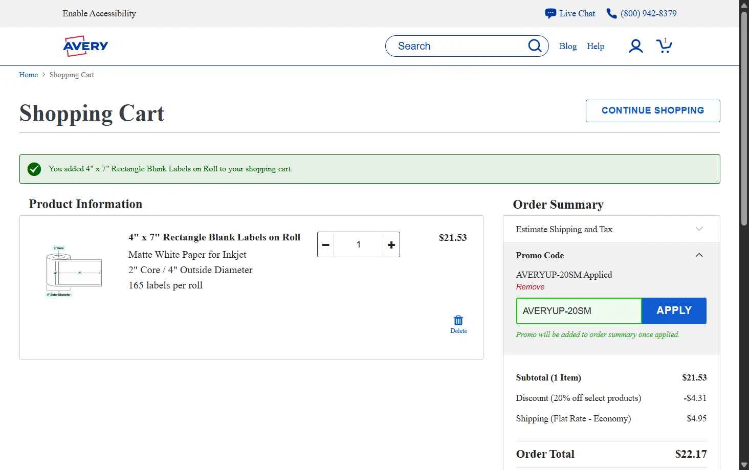 Avery Promo Codes - 20% Off (17 Verified) Nov 2025