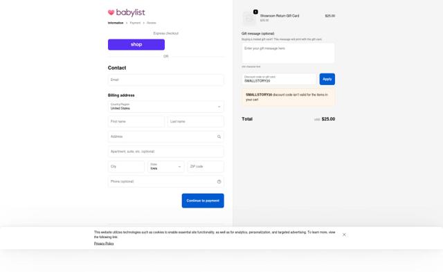 Babylist Promo Codes (1 Verified) - 20% Off w/Code Oct 2025
