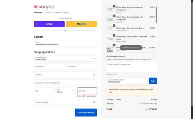 Babylist Promo Codes (1 Verified) - 20% Off w/Code Sep 2025