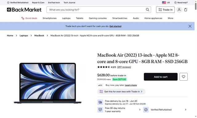 Back Market Promo Codes (2 Verified) - $50 Off Jul 2025