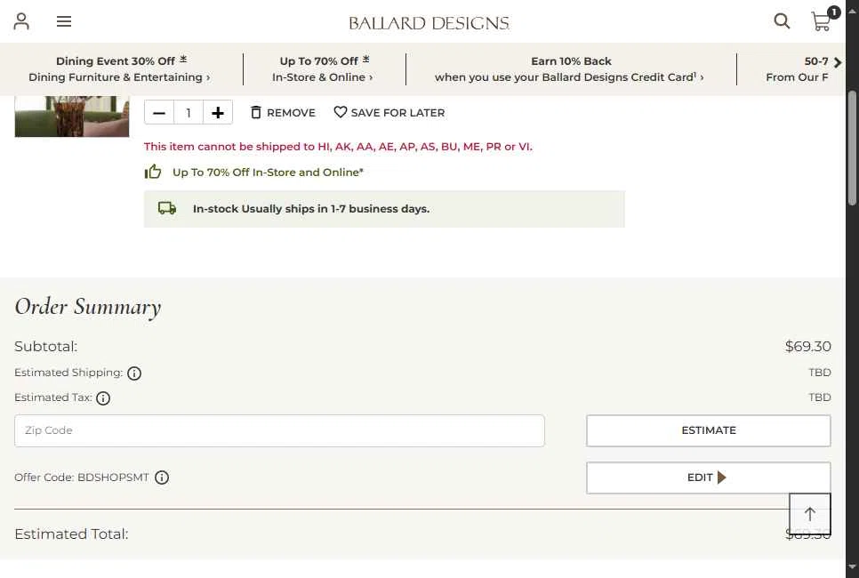 Ballard Designs Promo Codes - 25% Off Oct 2025