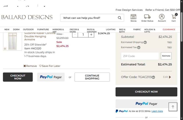 Ballard Designs Promo Codes - 35% Off Sep 2025