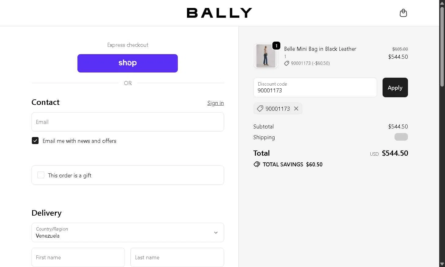 Bally Promo Codes - 20% Off (2 Verified) Jan 2026