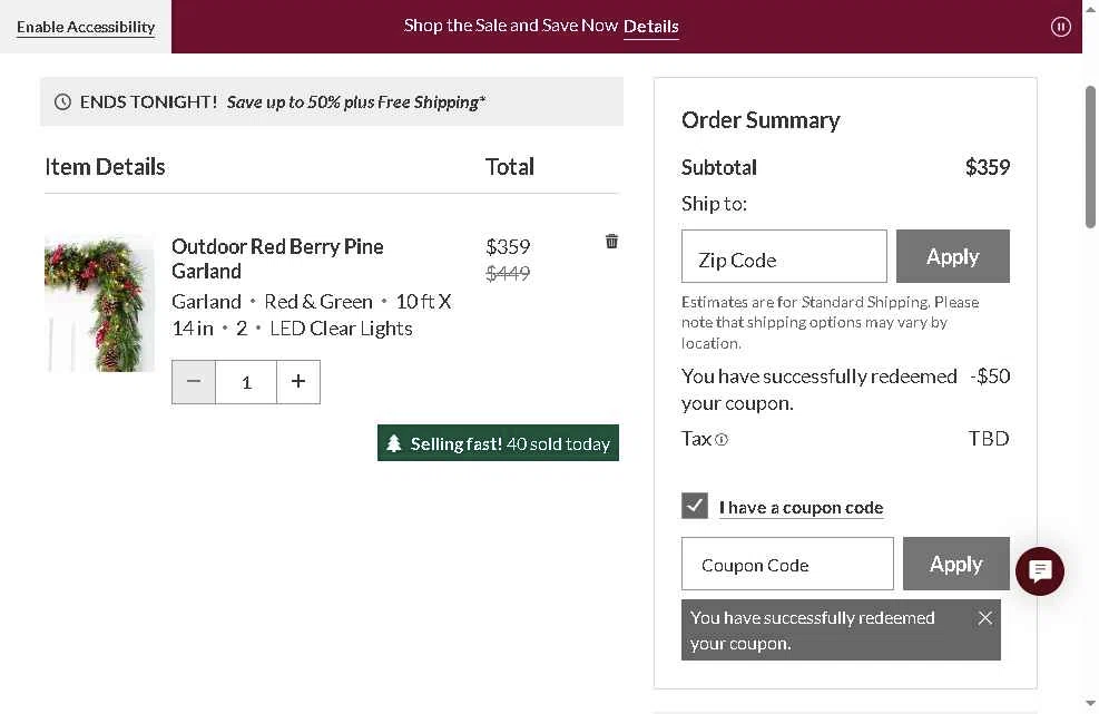 Balsam Hill Promo Codes - $50 Off (20 Verified) Dec 2025