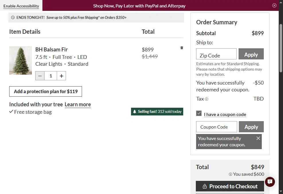 Balsam Hill Promo Codes - $50 Off (17 Verified) Dec 2025