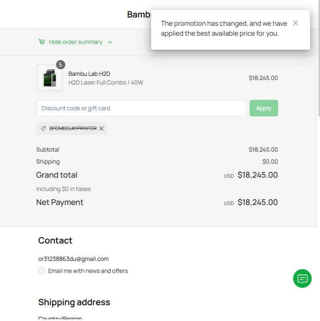Bambu Lab Promo Codes (2 Verified) - $10 Off w/Code Jul 2025