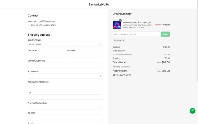 Bambu Lab Promo Codes (1 Verified) - 20% Off w/Code Jul 2025