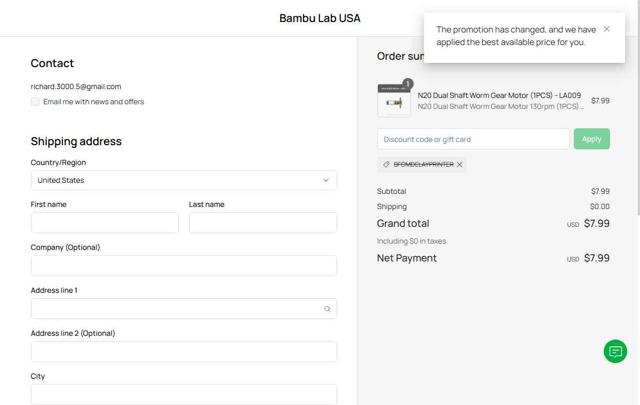 Bambu Lab Promo Codes (2 Verified) - 20% Off w/Code Oct 2025