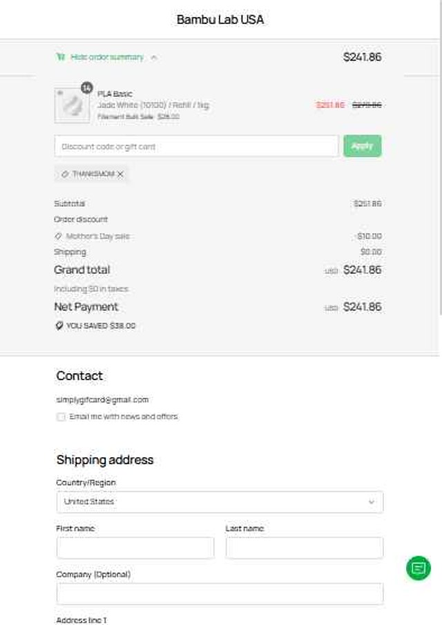 Bambu Lab Discount Codes (3 Verified) - $100 Off May 2025