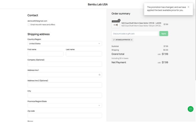 Bambu Lab Promo Codes (2 Verified) - $10 Off w/Code Jul 2025