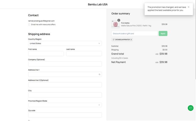 Bambu Lab Promo Codes (1 Verified) - 20% Off w/Code Jun 2025