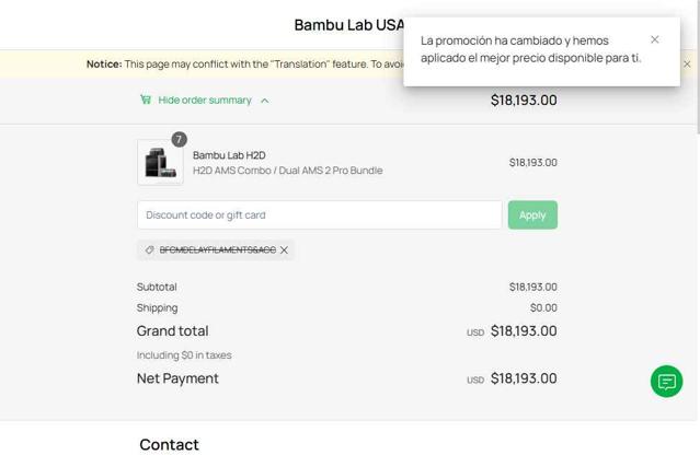 Bambu Lab Promo Codes (2 Verified) - 20% Off w/Code Oct 2025