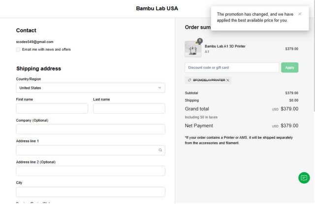 Bambu Lab Discount Codes (1 Verified) - 20% Off Apr 2025