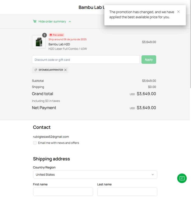 Bambu Lab Promo Codes (1 Verified) - 20% Off w/Code Jun 2025