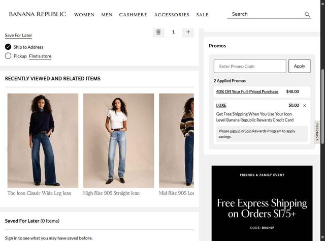 Banana Republic Promo Codes - 50% Off Sep 2025