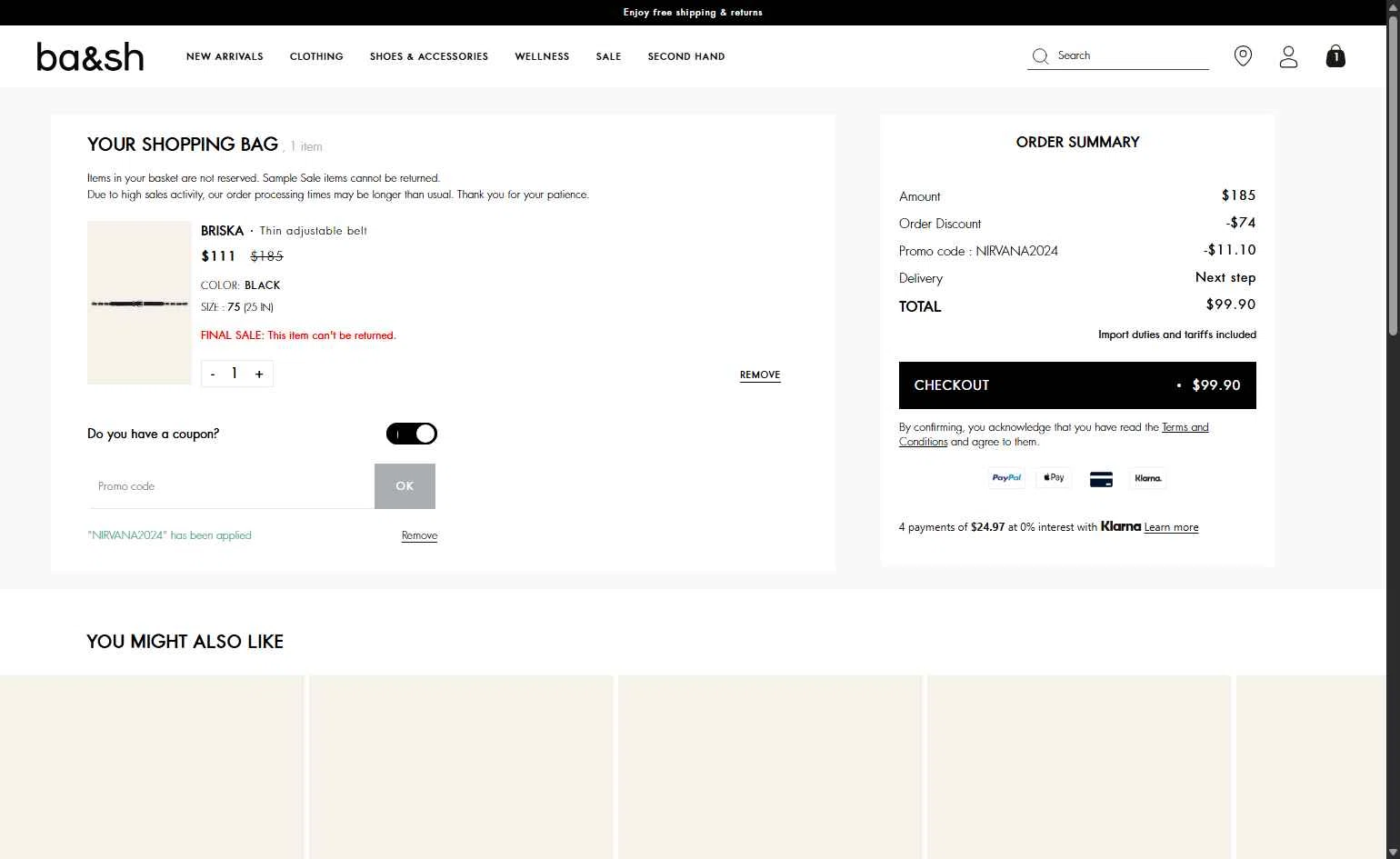 Ba&sh Promo Codes - 50% Off (6 Verified) Nov 2025
