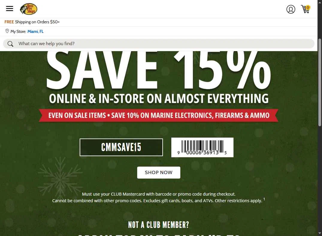 Bass Pro Shops Promo Codes - 10% Off Coupons Jan 2026