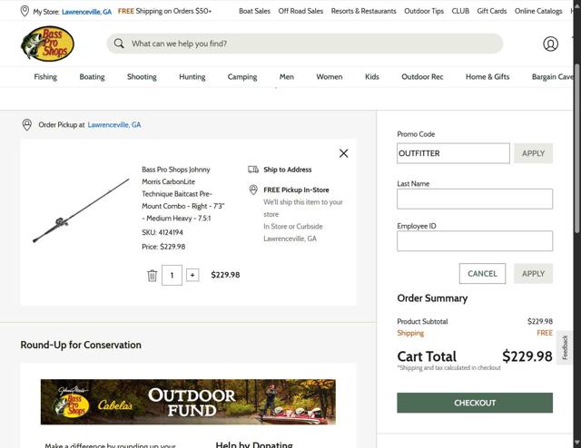Bass Pro Shops Promo Codes (1 Verified) - 15% Off Oct 2025
