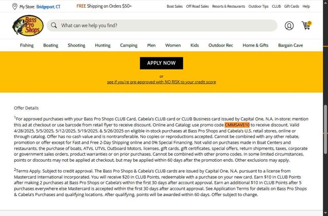 Bass Pro Shops Promo Codes (1 Verified) - 15% Off Jun 2025