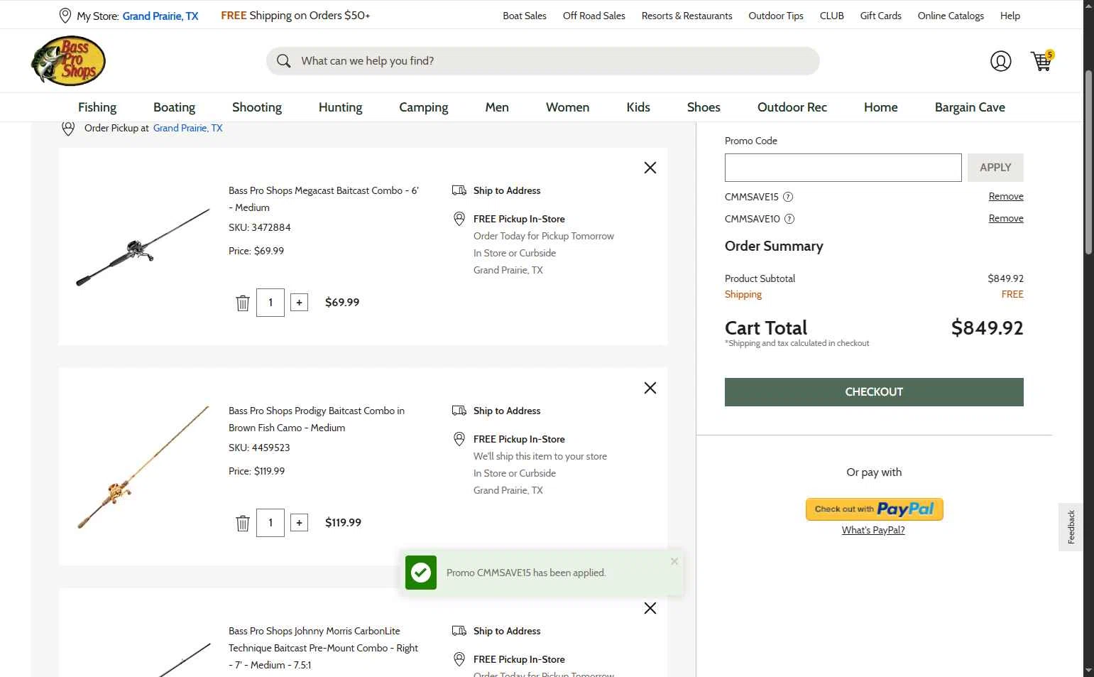 Bass Pro Shops Promo Codes - 10% Off Coupons Jan 2026