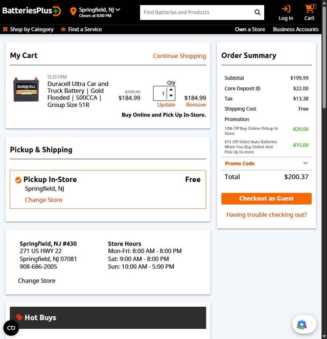 Batteries Plus Promo Codes - 15% Off Sep 2025