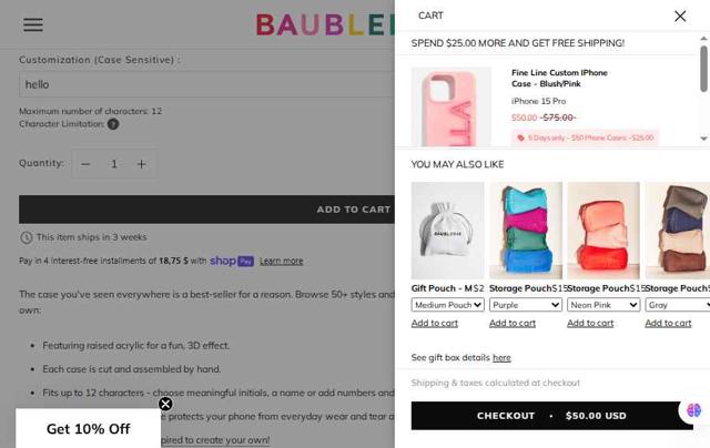 BaubleBar Promo Codes - $20 Off (2 Verified) Oct 2025