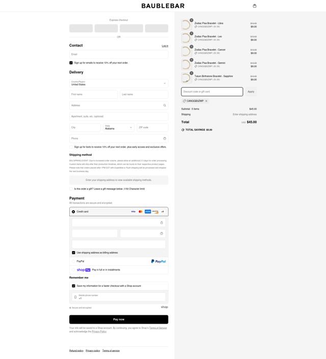 BaubleBar Promo Codes - $20 Off (1 Verified) Oct 2025