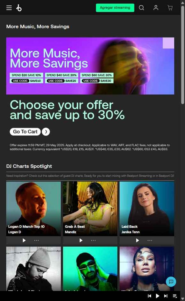 Beatport Promo Codes (4 Verified) - 30% Off w/Code Jun 2025