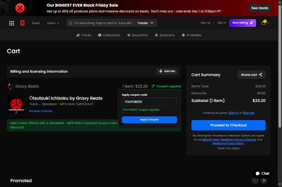 BeatStars Promo Codes - 20% Off (6 Verified) Dec 2025