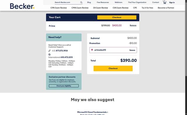 Becker Discount Codes - $100 Off (3 Verified) Sep 2025