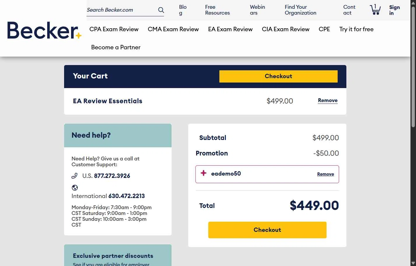 Becker Promo Codes - $100 Off (4 Verified) Apr 2026