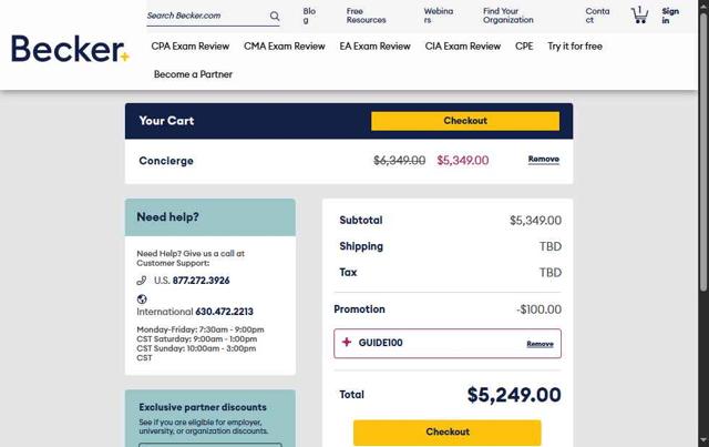 Becker Discount Codes - $100 Off (3 Verified) Oct 2025
