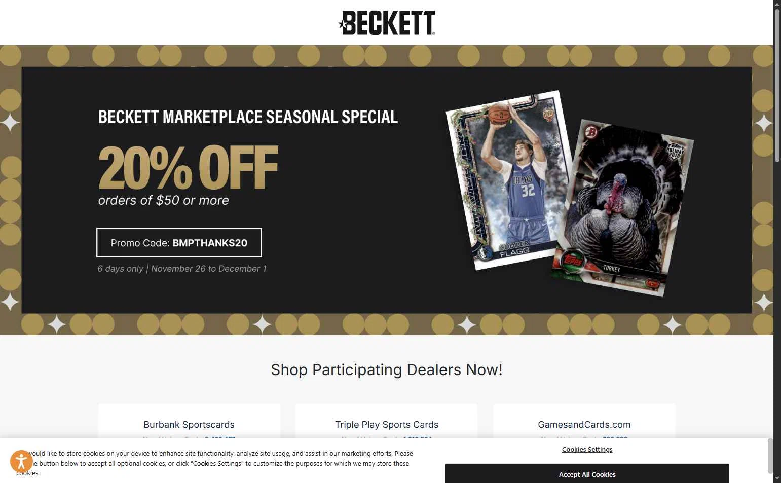 Beckett Promo Codes - 15% Off (3 Verified) Dec 2025