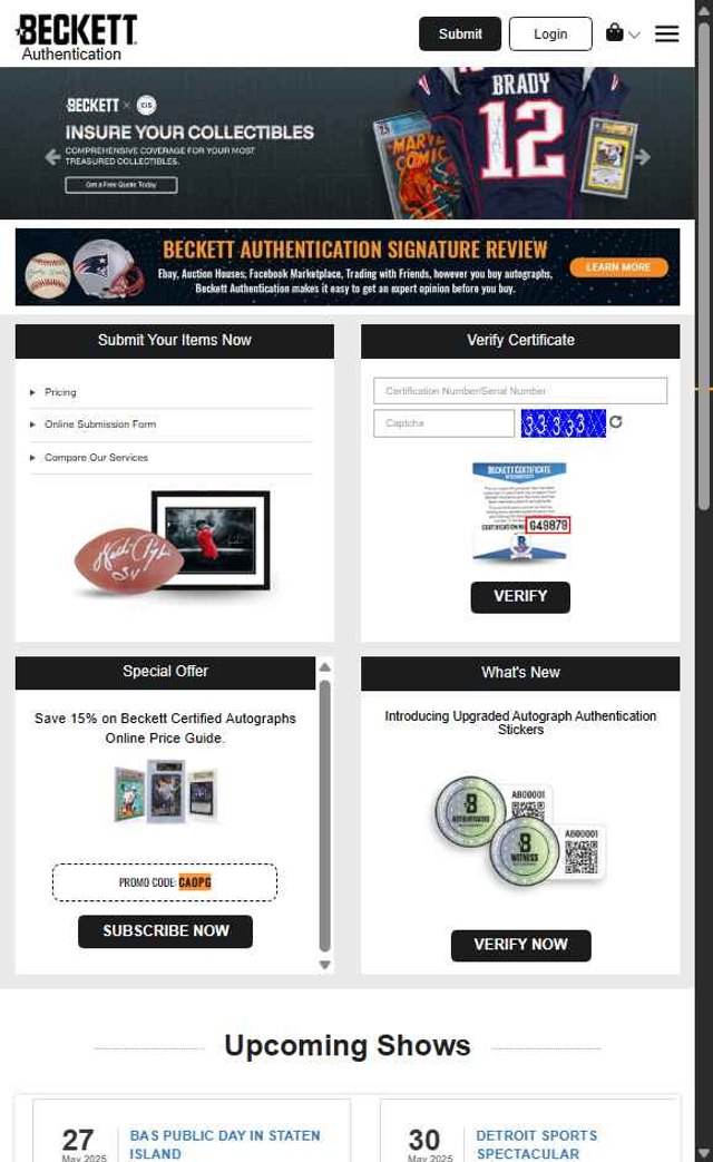 Beckett Discount Codes - 15% Off (2 Verified) Jun 2025