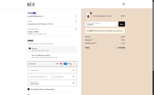 Beis Promo Codes (4 Verified) - $20 Off Sitewide Jul 2025