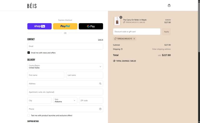 Beis Promo Codes (3 Verified) - 15% Off Sitewide Jun 2025