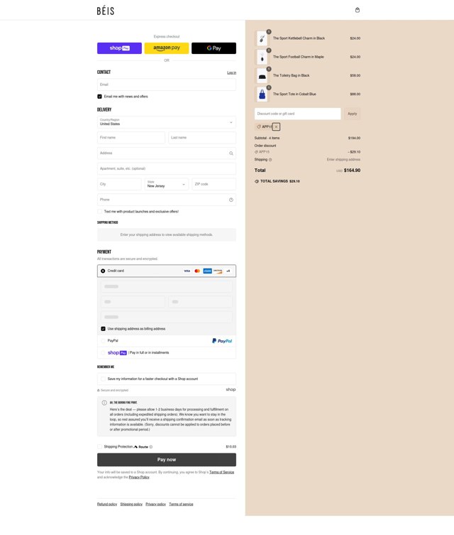 Beis Discount Codes (5 Verified) - 15% Off Sitewide Mar 2025