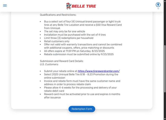 Belle Tire Promo Codes (2 Verified) - 10% Off Oct 2025