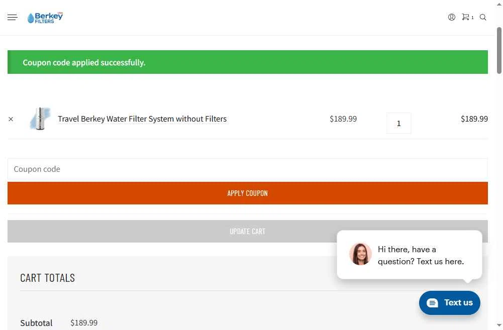 Berkey Filters Promo Code - 20% Off (Verified) Dec 2025