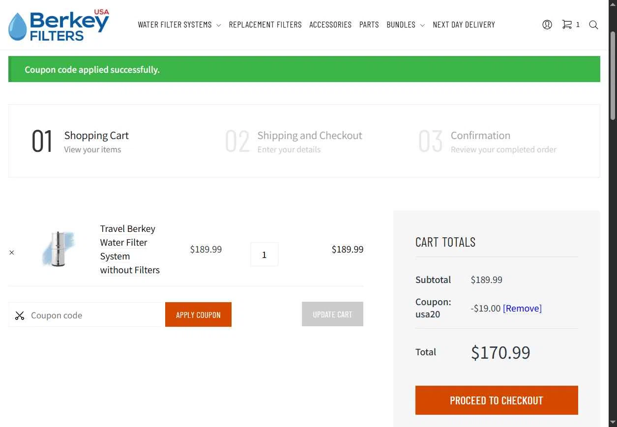 Berkey Filters Promo Code - 20% Off (Verified) Jan 2026