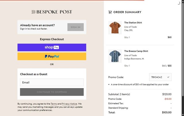 Bespoke Post Promo Codes - $15 Off (Verified) Sep 2025