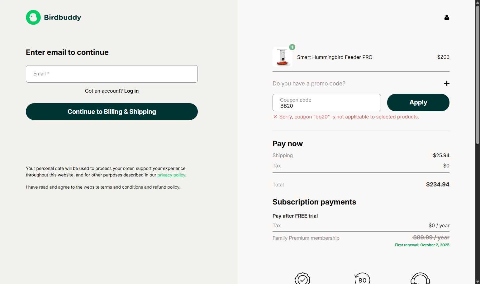 Bird Buddy Promo Codes - 20% Off Coupons Dec 2025