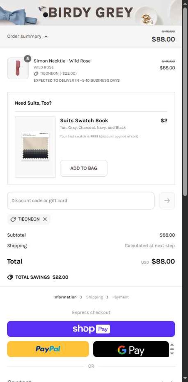 Birdy Grey Promo Codes (2 Verified) - 20% Off Jun 2025