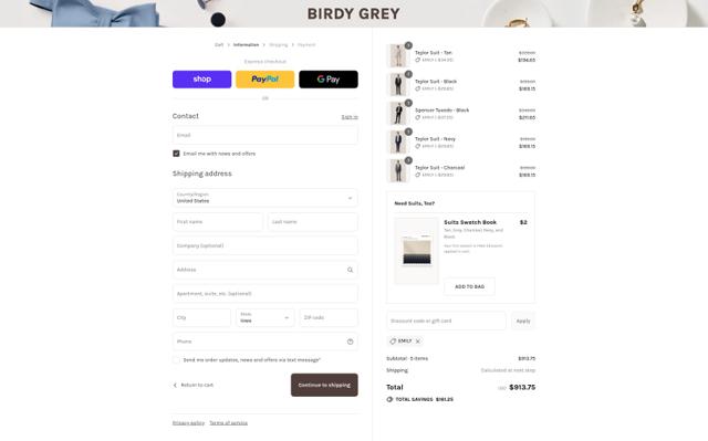 Birdy Grey Promo Codes (7 Verified) - 15% Off Sep 2025