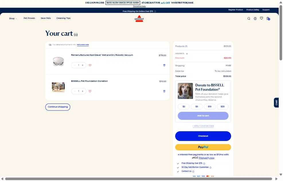 Bissell Promo Codes - $20 Off (3 Verified) Nov 2025