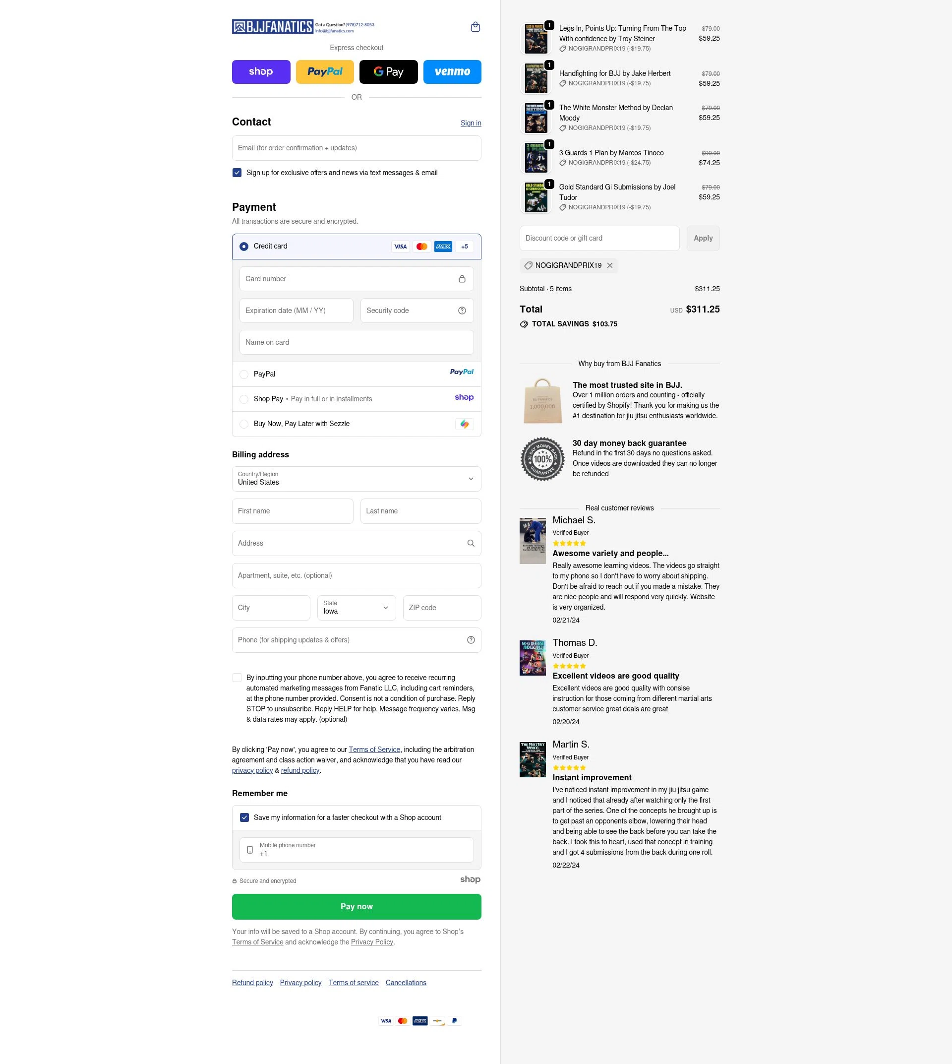 BJJ Fanatics Promo Codes - 45% Off (46 Verified) Nov 2025